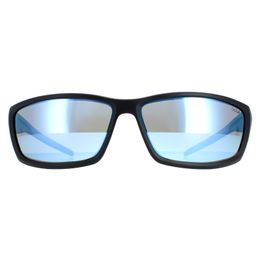 Boll&eacute; Bolle Sonnenbrille Cerber BS041003 Matte Schwarz Himmel Blau Polarisiert