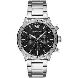 Emporio Armani Mario Silber Herren Armbanduhr AR11241