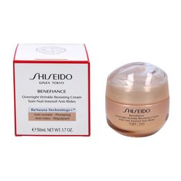 Shiseido Benefiance Overnight Wrinkle Resisting Cream.