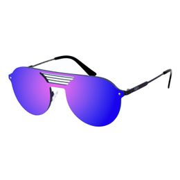 Unisex NEW LOURENZO Oval geformte Nylon Sonnenbrille