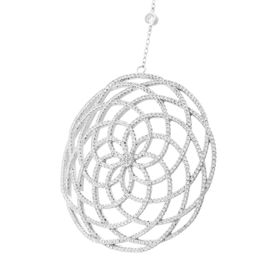 Orphelia Damen-Kette aus 925er Sterlingsilber mit Anh&auml;nger &ndash; Silber ZK-7215