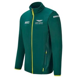 Aston Martin F1 Offizieller Team Herren Green Softshelljacke