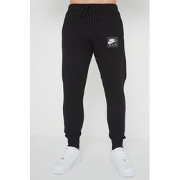 Nike Air Herren Fleece-Jogger in Schwarz