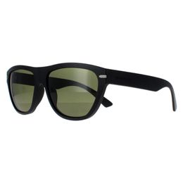 Serengeti Cat Eye Unisex Matt Schwarz Mineral Polarisiert 555nm Gr&uuml;n Pancho