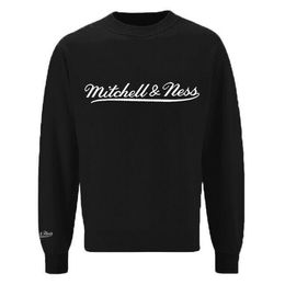 Mitchell & Ness Mitchell Ness Skript -Logo -M&auml;nner schwarzer Pullover