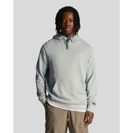 Lyle & Scott Herren-Hoodie mit Lyle & Scott Loopback-Stickerei in Blau