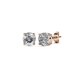 Mary Ohrringe - Rose Gold und Kristall