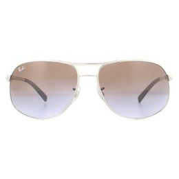 Ray-Ban Sonnenbrille RB3387 003/68 Silber Braun Gradient