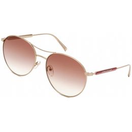 Longchamp Sonnenbrille Rose Gold / Gradient Rot