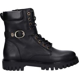 Schwarze Ankle Boots f&uuml;r Damen von Tommy Hilfiger
