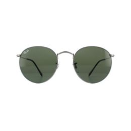 Lunettes de soleil Ray-Ban Round Metal 3447 029 Gunmetal Green