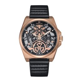 Automatische Romero-Heritor-Uhr mit Lederarmband