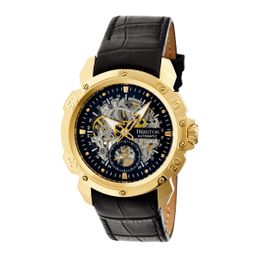 Montre automatique Heritor Conrad Skeleton &agrave; bracelet en cuir