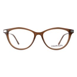Calvin Klein Cat Eye Damen Milchig Taupe Brille
