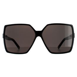 SAINT LAURENT Square Damen Schwarz Grau Sonnenbrille