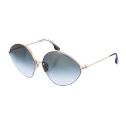 Victoria Beckham VB220S Damen-Sonnenbrille aus Metall in ovaler Form