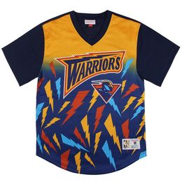 Mitchell & Ness Mitchell & Ness Golden State Warriors Gewinne Shot Mesh Mens T-Shirt