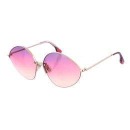 Victoria Beckham VB220S Damen-Sonnenbrille aus Metall in ovaler Form