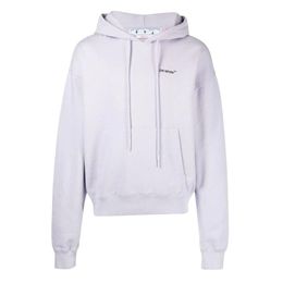 Off-White Caravaggio Arrow Over Dusty Lilac Lila Kapuzenpullover