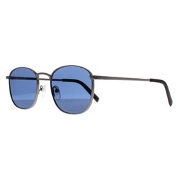 Calvin Klein Square Mens Matte Gunmetal Solid Blau CK20122S