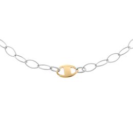 Orphelia Halskette f&uuml;r Damen, Sterling-Silber 925, Silber/Gold, ZK-2649