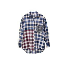 Desigual Damen Blaues Hemd