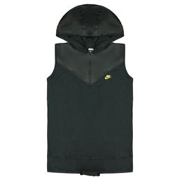 Nike Dri-Fit Rei&szlig;verschluss auf Kapuze-Frauen l&auml;ssig Sport schwarz &auml;rmellose Hoody 332694 010
