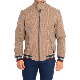 La Martina Regular Fit Jacke mit hohem Kragen und Knopfverschluss TMO008-PP579 man