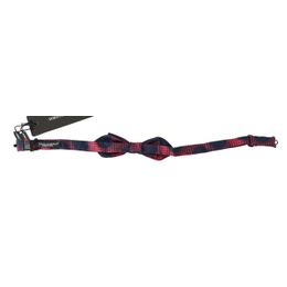 Dolce & Gabbana Dolce & Gabbana Red Checkered 100% Silk Adjustable Men's Neck Bow tie