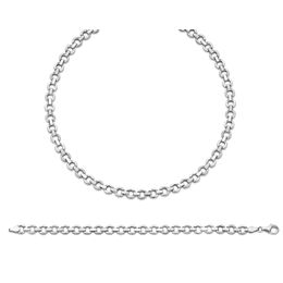 Orphelia Damen 925 Sterling Silber Set: Kette + Armband - Silber SET-037