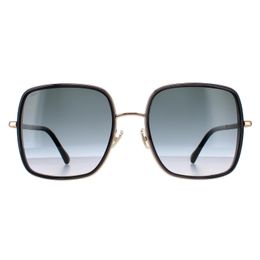 Jimmy Choo Quadratische Damen Gold Grau Dunkelgrau Farbverlauf JAYLA/S