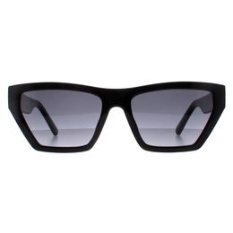 Marc Jacobs Cat Eye Womens Gl&auml;nzend Schwarz Dunkelgrau Gradient MARC 657/S