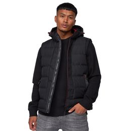 CrossHatch - "Kampnew" Weste f&uuml;r Herren (Schwarz)