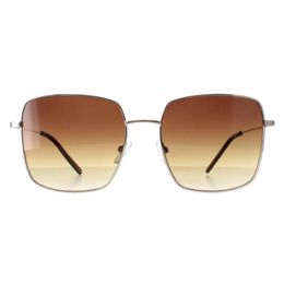 Calvin Klein CK22121S 714 goldbraune Sonnenbrille mit Farbverlauf