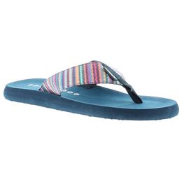 Rocket Dog Eva Flip Flop f&uuml;r Damen mit kontrastierendem Segeltuch