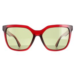 Serengeti Square Womens Shiny Black Saturn Polarized 555nm Wakota