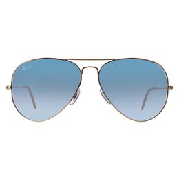 Ray-Ban Aviator Unisex Gold Gradient Hellblaue Sonnenbrille