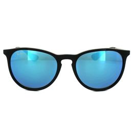 Lunettes De Soleil Ray-Ban Erika 4171 601/55 Miroir Bleu Noir & Gunmetal