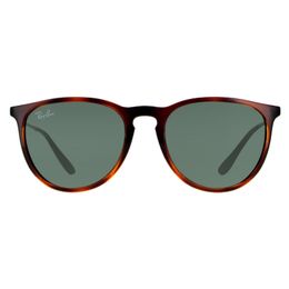 Ray-Ban Sonnenbrille Erika 4171 710/71 Schildpatt & Gunmetal Gr&uuml;n