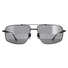 Chopard Aviator Herren halbmatt schwarz rauchfarben polarisiert SCHF21M
