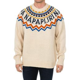 Napapijri Herren Pullover mit Rundhalsausschnitt und langen &Auml;rmeln NP000IZSN