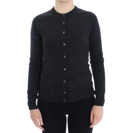 Dolce & Gabbana Dolce & Gabbana Women's Gray Wool Button Cardigan Sweater