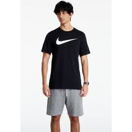 Nike Swoosh Logo-T-Shirt in Schwarz