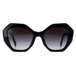 Prada Rund Damen Schwarz Grau Gradient PR16WS