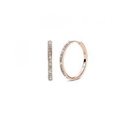 Schicke Ohrringe - Rose Gold und Kristall