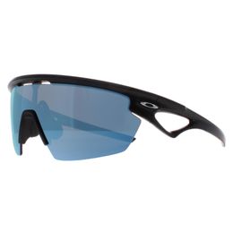 Oakley Wrap Unisex Matte Schwarz Prizm Deep Water Polarized Sphaera