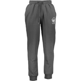 La Martina Herren Sweatpants aus grauer Baumwolle
