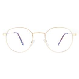 Montana Lesebrille HBLF54-A Gold Blue Light Block +1.50