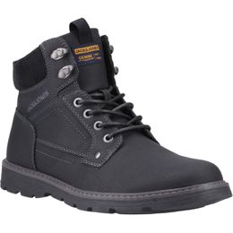 Jack & Jones Jack & Jones Stratford Polyurethan-Stiefel f&uuml;r M&auml;nner in Anthrazit