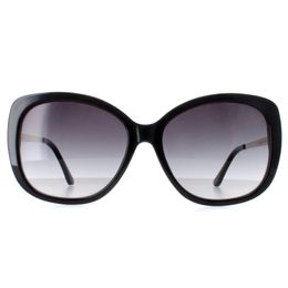 Calvin Klein CK22548S 001 gl&Atilde;&curren;nzend schwarz gold grau Verlauf Sonnenbrille